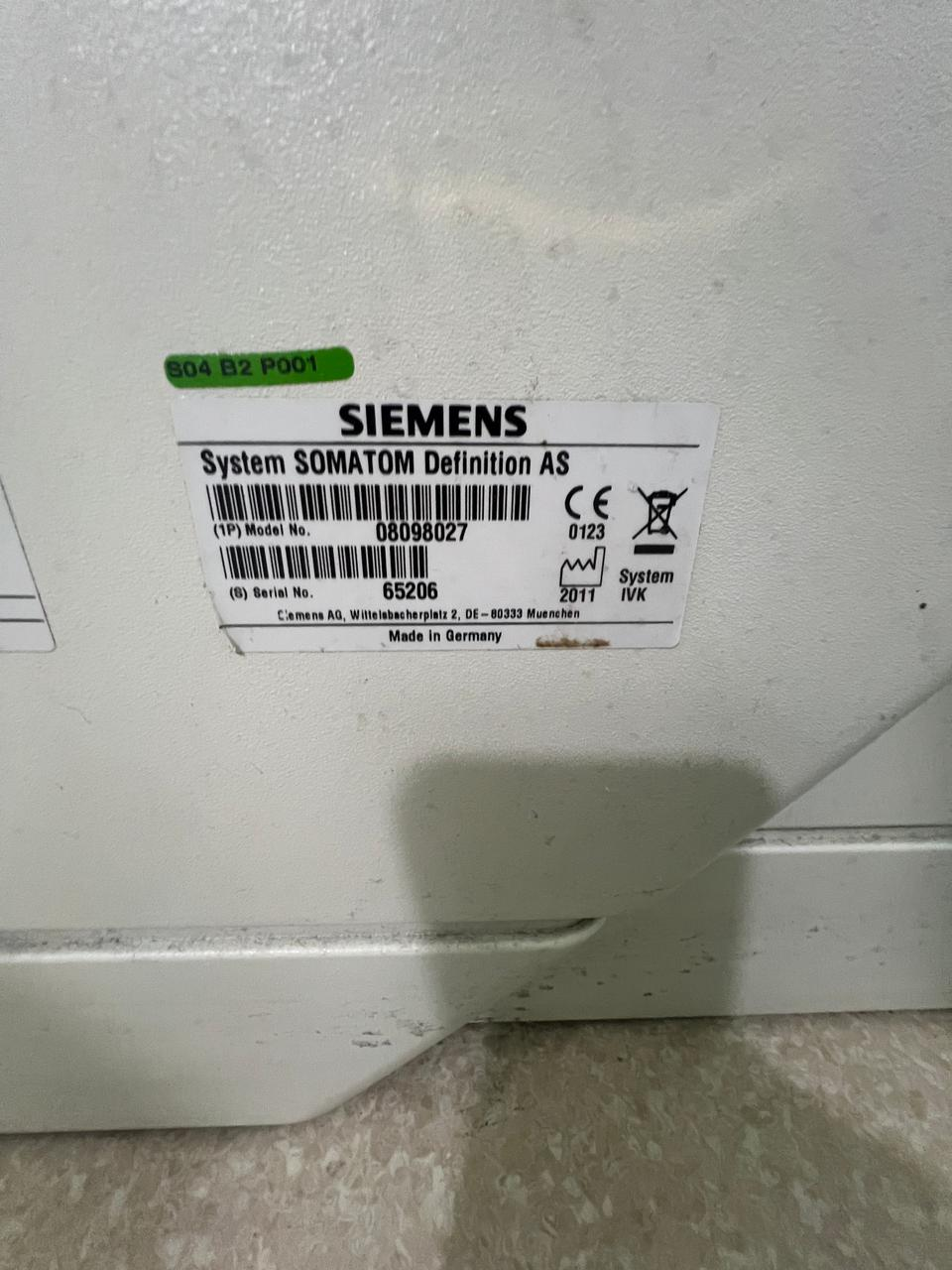 2011 Siemens Definition AS 64 Slice