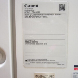 2019 Canon Aquilion Prime SP CT